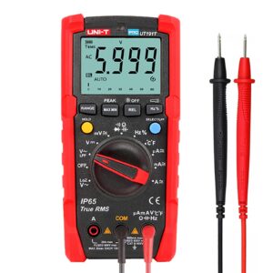 uni-t ut191t professional multimeter ip65, 2m drop proof ce/gs/ctuvus certified multimeter cat iii 600v