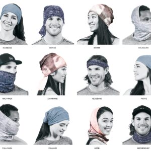 BUFF Multifunctional Neckwear CoolNet UV 360° Reflective Worn 12+ Ways, R-Lavender Heather, One Size