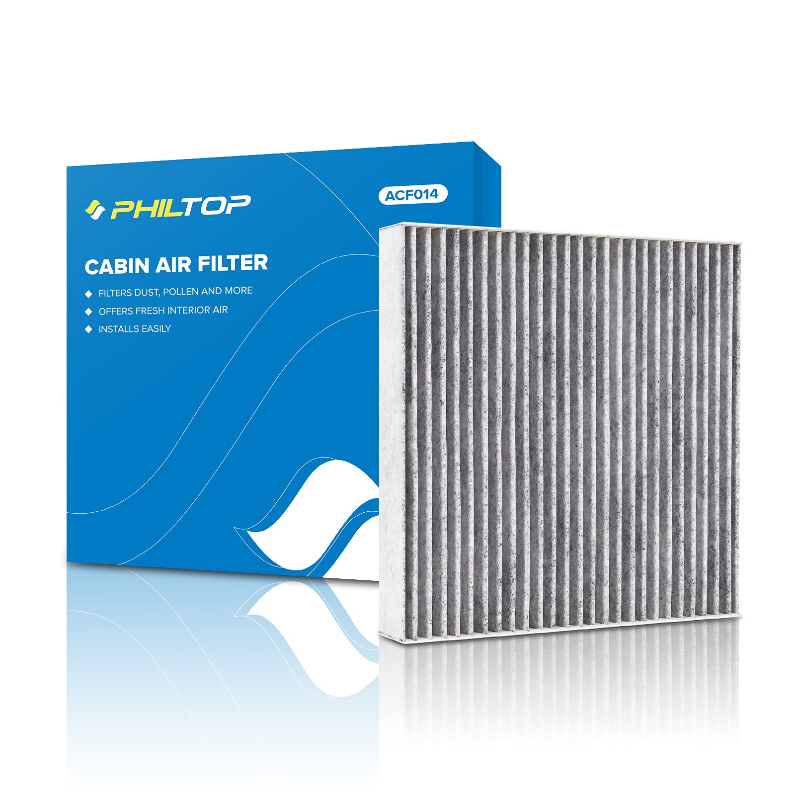 PHILTOP ACF014 (CF11182) Premium Cabin Air Filter, Replace for CR-V 2017-2021, Civic 2016-2021, RDX 2019-2021, Fit 2009-2020, Clarity 2017-2021, Insight 2010-2021, CR-Z 2011-2016, TLX, HR-V