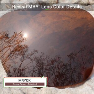 Mryok Polarized Replacement Lenses for Oakley Tie Breaker OO4108 - Bronze Brown