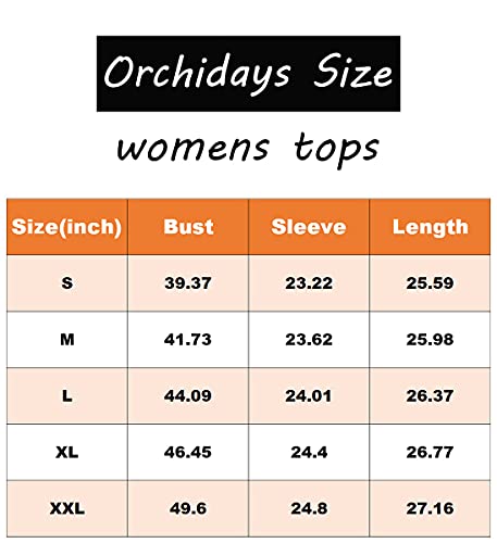 Orchidays Womens Casual Crewneck Sweatshirts Long Sleeve Cute Tunic Tops Loose Fitting Pullovers (Pink,XX-Large,Adult,Female,US,Alpha,XX-Large,Regular,Regular)