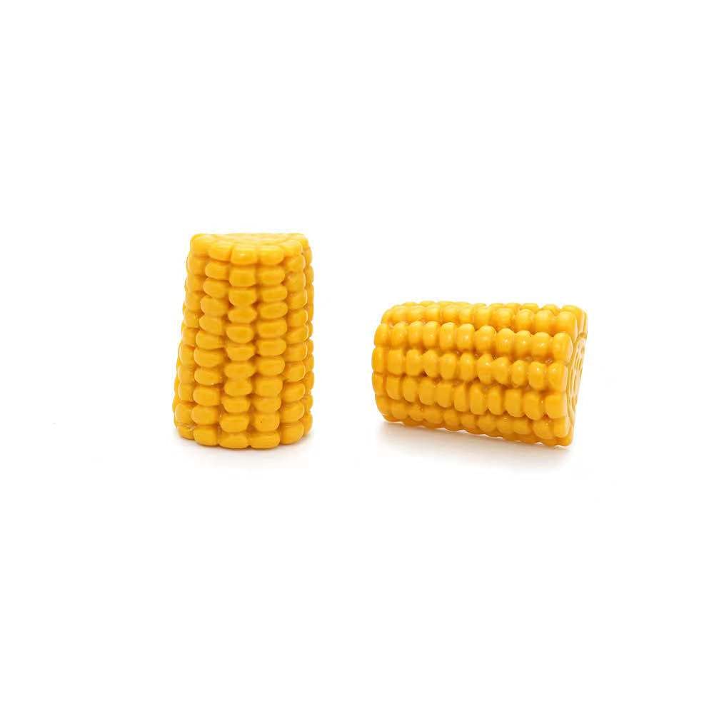 Purple Myrtle Corn on the Cob Earrings. Super Cute Food Earrings for Women, Teens, Gils, and Anyone. Yellow Studded Corn Earrings for Gag Gifts, Thanksgiving, Halloween, and Any Occasion.