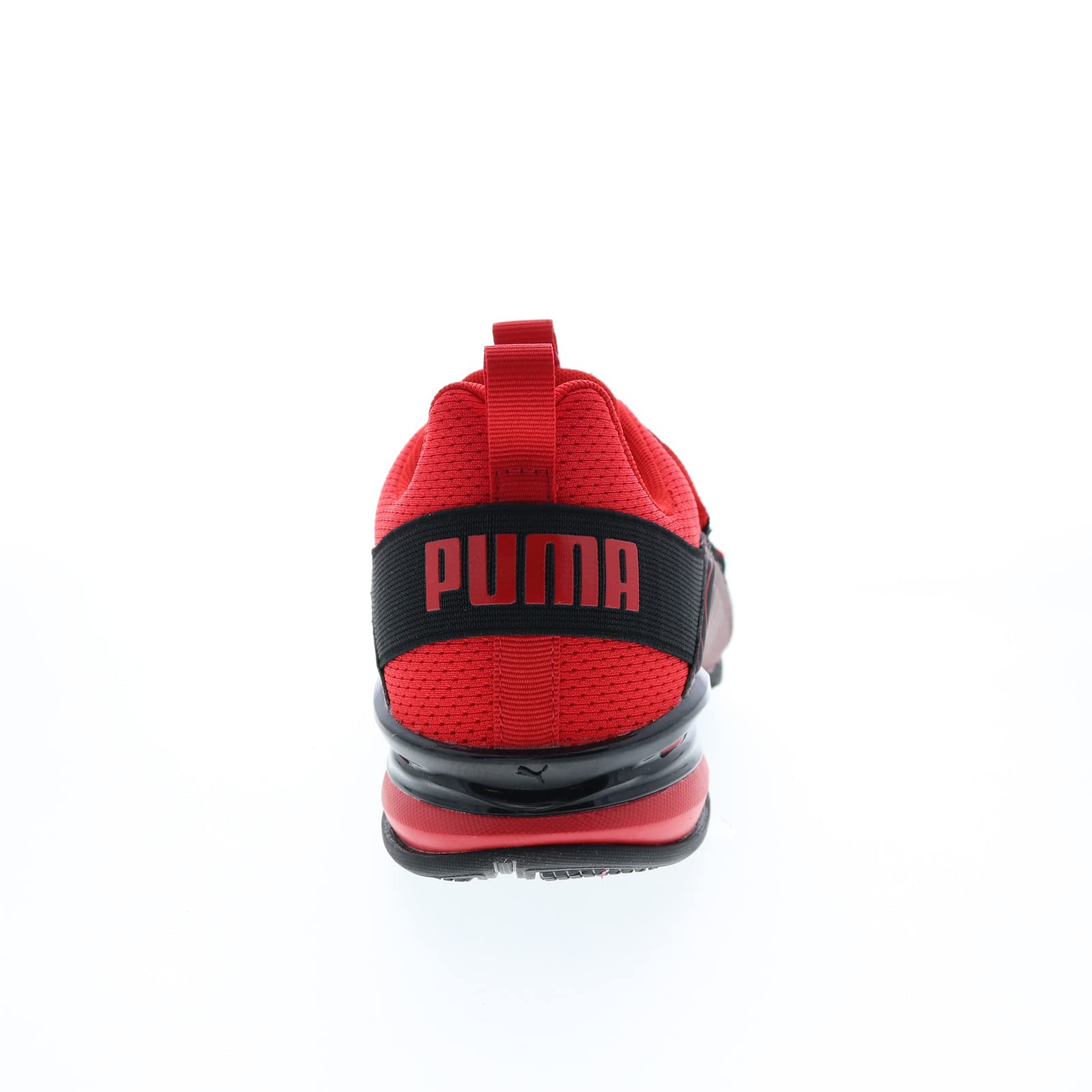 Puma Men's Axelion Interest Stripe Running Shoe High Risk Red/Puma Black 9.5