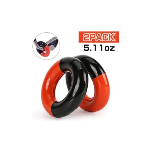 DAZUZ Golf Weighted Swing Ring Golf Club Warm Up Swing Donut Weight Ring for Practice & Training