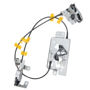 qagea rear door lock latch & cable - left driver side - replacement for 2004-2008 ford f150 extended cab pickup, upper and lower locking latches assembly replaces# 8l3z-18264a01-b 6l3z-18264a01-b…