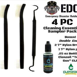 EDOG USA Compatible for Smith & Wesso M&P Shield - 5 PC Schematic (Exploded View) Pistol Cleaning Padded Gun-Work Surface Protector Mat Solvent & Oil Resistant & 3 PC Cleaning Essentials & Clenzoil