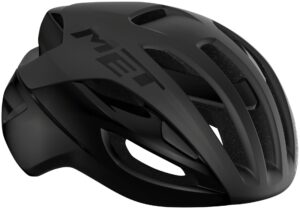 met rivale mips helmet black/matt glossy, l