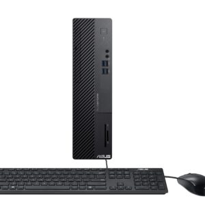 ASUS ExpertCenter D500SC Small Form Factor Desktop PC, Intel Core i5-11400, 16GB DDR4 RAM, 256GB PCIe SSD + 1TB HDD, TPM, Windows 10 Home, Black, D500SC-AB504