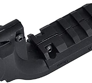 GOTICAL Beretta M9 Mount Picatinny Rail Mount for Hunting Shooting | Beretta M9 Mount Rail Adapter Strong Grips Durable Items (Black)