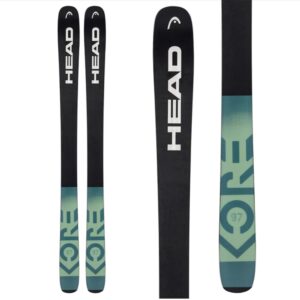 HEAD Womens Kore 97 Graphene Lightweight High-Performance All-Mountain Freeride Skis - Bindings Not Included - 163 cm