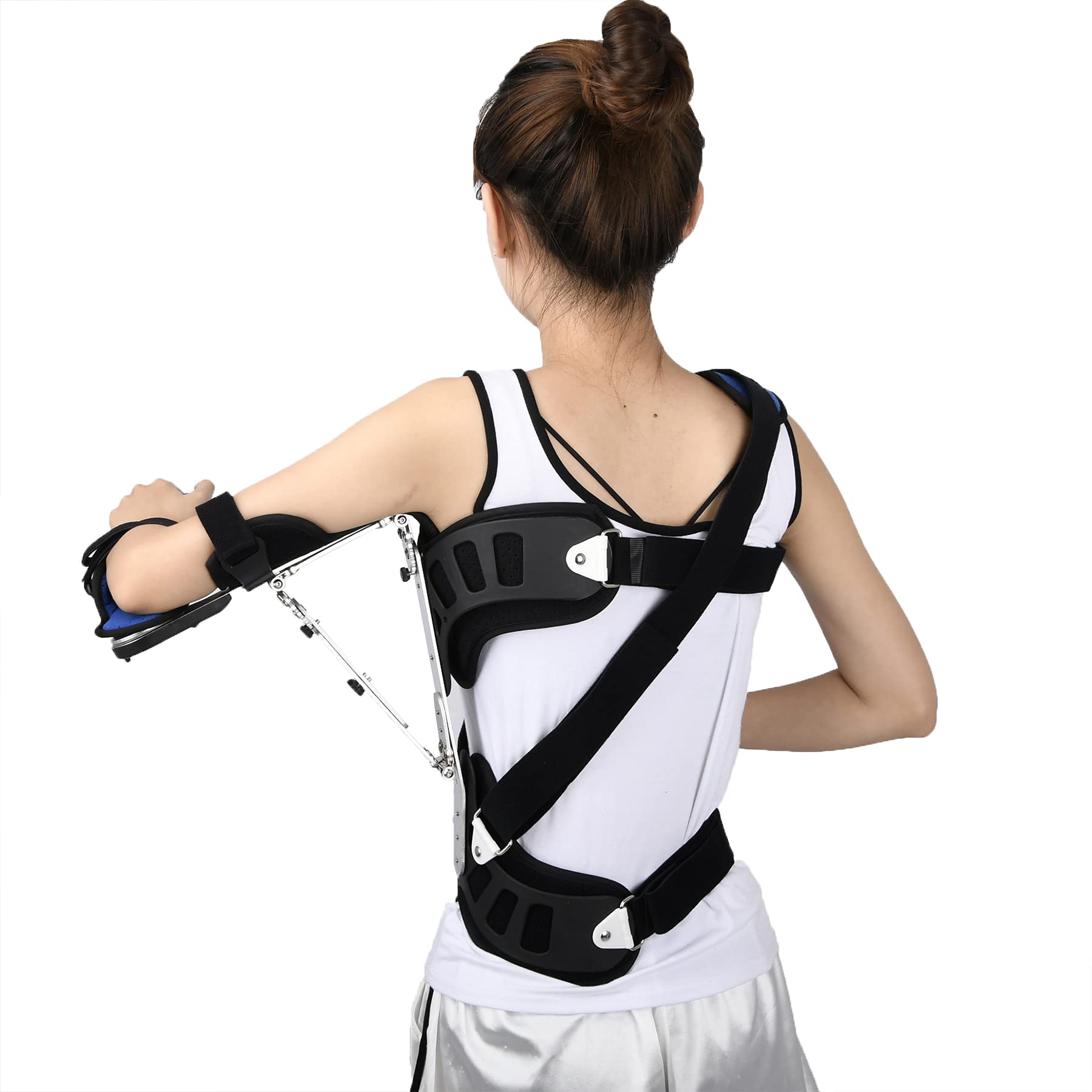 WILLQ Shoulder Abduction Sling for Rotator Cuff Surgery Torn Rotator Cuff Sublexion Dislocated Broken ​arm Immobilizer for Injury Support Soft Comfortable Arm Sling Immobilizer,Right