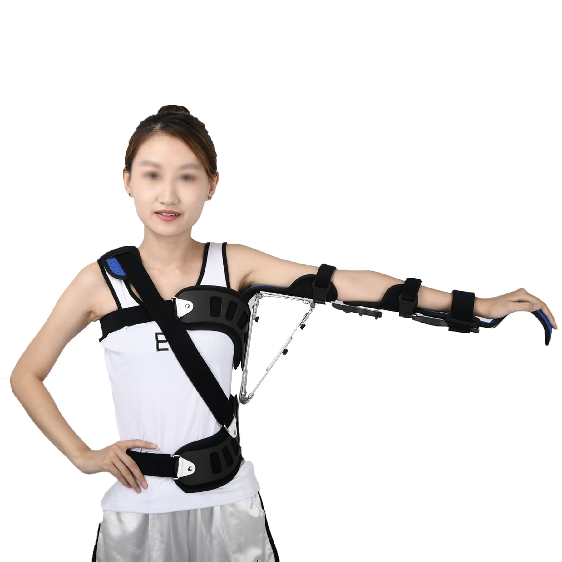 WILLQ Shoulder Abduction Sling for Rotator Cuff Surgery Torn Rotator Cuff Sublexion Dislocated Broken ​arm Immobilizer for Injury Support Soft Comfortable Arm Sling Immobilizer,Right