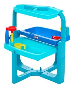 little tikes easy store outdoor folding water play table with accessories for kids, children, boys & girls 3+ years, mutlicolor, 660429c3