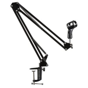 streameye boomarm1 microphone boom arm for xlr microphone with detachable mic clip