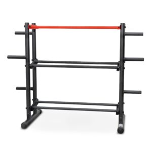 sunny health & fitness multi-weight storage rack stand - sf-xf921036