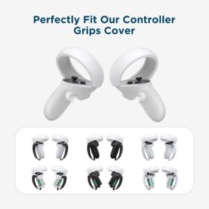 KIWI design Halo Controller Protector Compatible with Quest 2 Accessories, Anti-Bumping Silicone Ring Cover with Protection