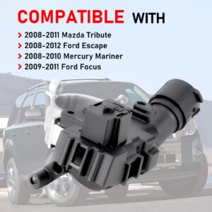 Ignition Lock Housing 989-019 Compatible with Ford Escape 2008-2012, Focus 2008-2011, Mazda Tribute 2008-2011, Mercury Mariner 2008-2010, Ignition Lock Flange 9L8Z-3511-A W302562-S300