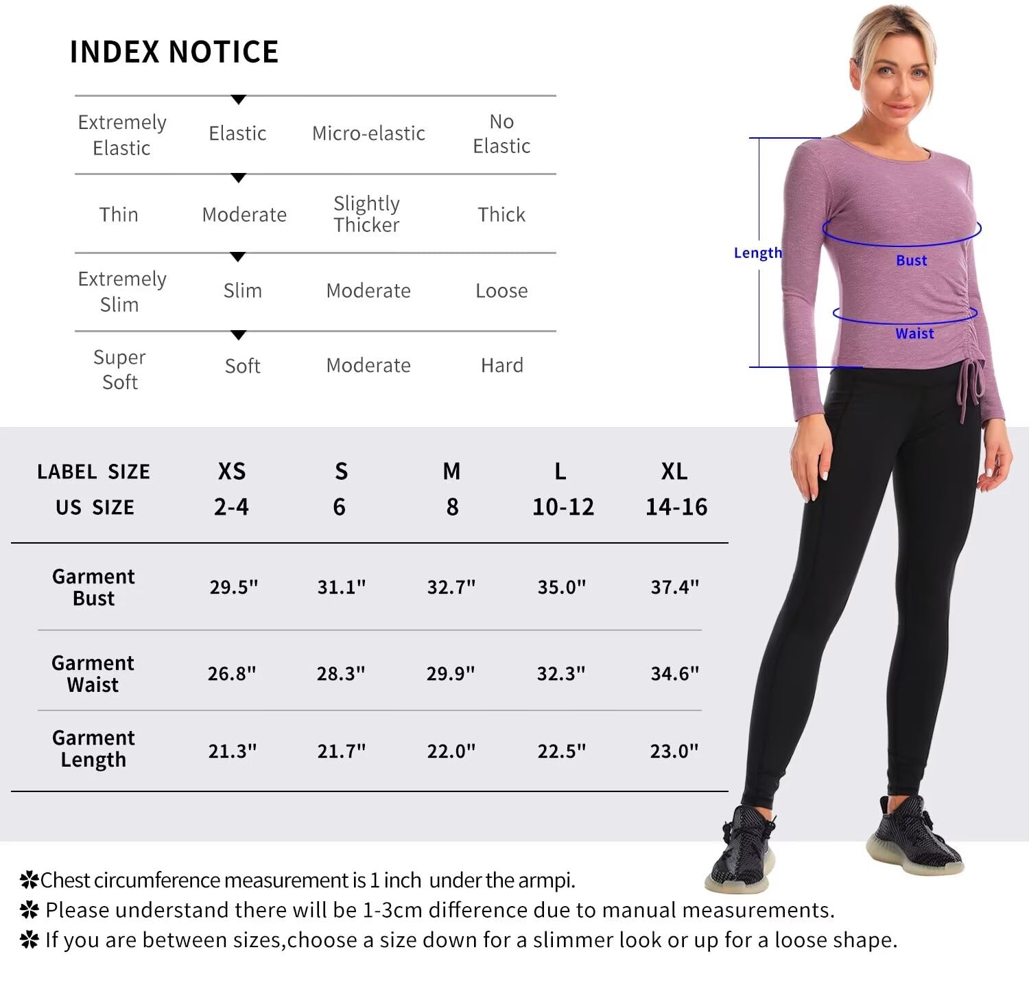 Workout Tops for Women Long Sleeve Fitted Ruched Drawstring(Mauve Heather,S)