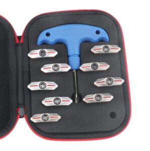 dazuz 9pcs golf weights&wrench compatible with ping g410 sft plus driver 4,6,8,10,12,14,16,18,20g