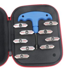 DAZUZ 9pcs Golf Weights&Wrench Compatible with Ping G410 SFT Plus Driver 4,6,8,10,12,14,16,18,20g