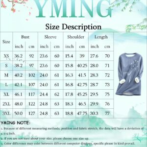 YMING Ladies Oversized Sherpa Lined Pullover Casual Fleece Sweatshirt Round Neck Jumper Tops Green 2XL