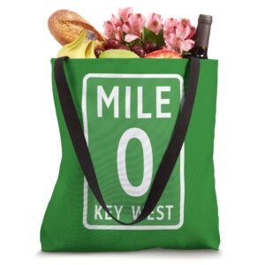 Mile Marker 0 Florida Key West FL Gift for Conch Republic Tote Bag