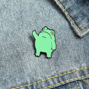 Kawaii pins cartoon cute frog brooch collar pin ladies clothing metal badge backpack decoration kawaii stuff(yy-1)