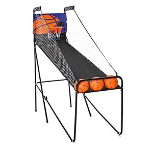 soozier basketball hoop arcade game with electronic score board for 1 to 2 players