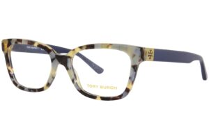 tory burch ty 2084-1827 eyeglasses, porcini tortoise w/demo lens, 52mm