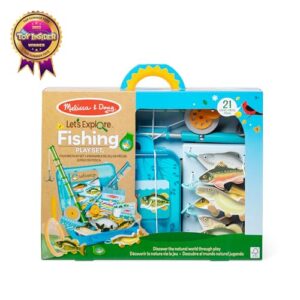 Melissa & Doug Let’s Explore Fishing Play Set – 21 Pieces - FSC Certified