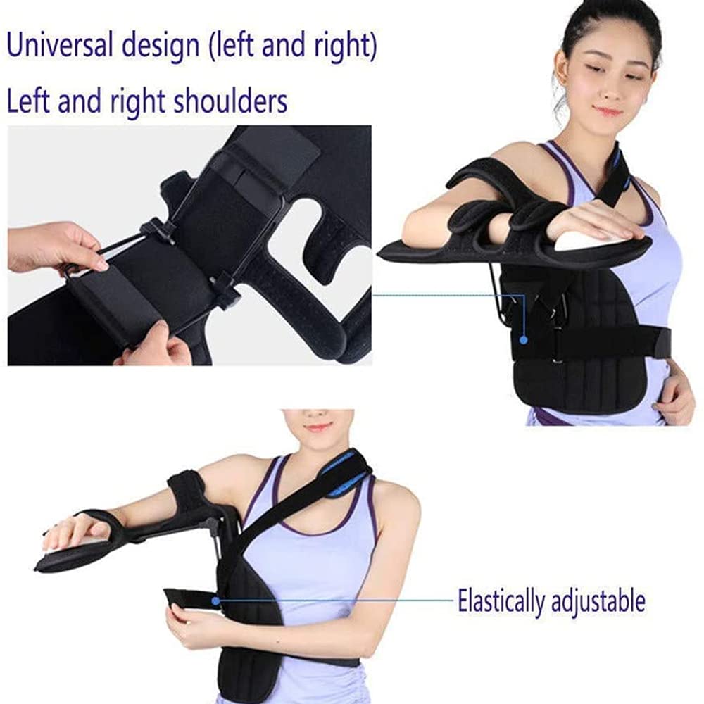 Shoulder Abduction Immobilizer ​for Broken ​arm Broken Fractured Bones Sublexion for Surgery Dislocated Injury Support Shoulder Injury Post-op Shoulder Arm Brace Men Women Universal