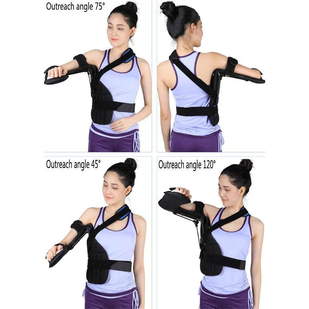 Shoulder Abduction Immobilizer ​for Broken ​arm Broken Fractured Bones Sublexion for Surgery Dislocated Injury Support Shoulder Injury Post-op Shoulder Arm Brace Men Women Universal