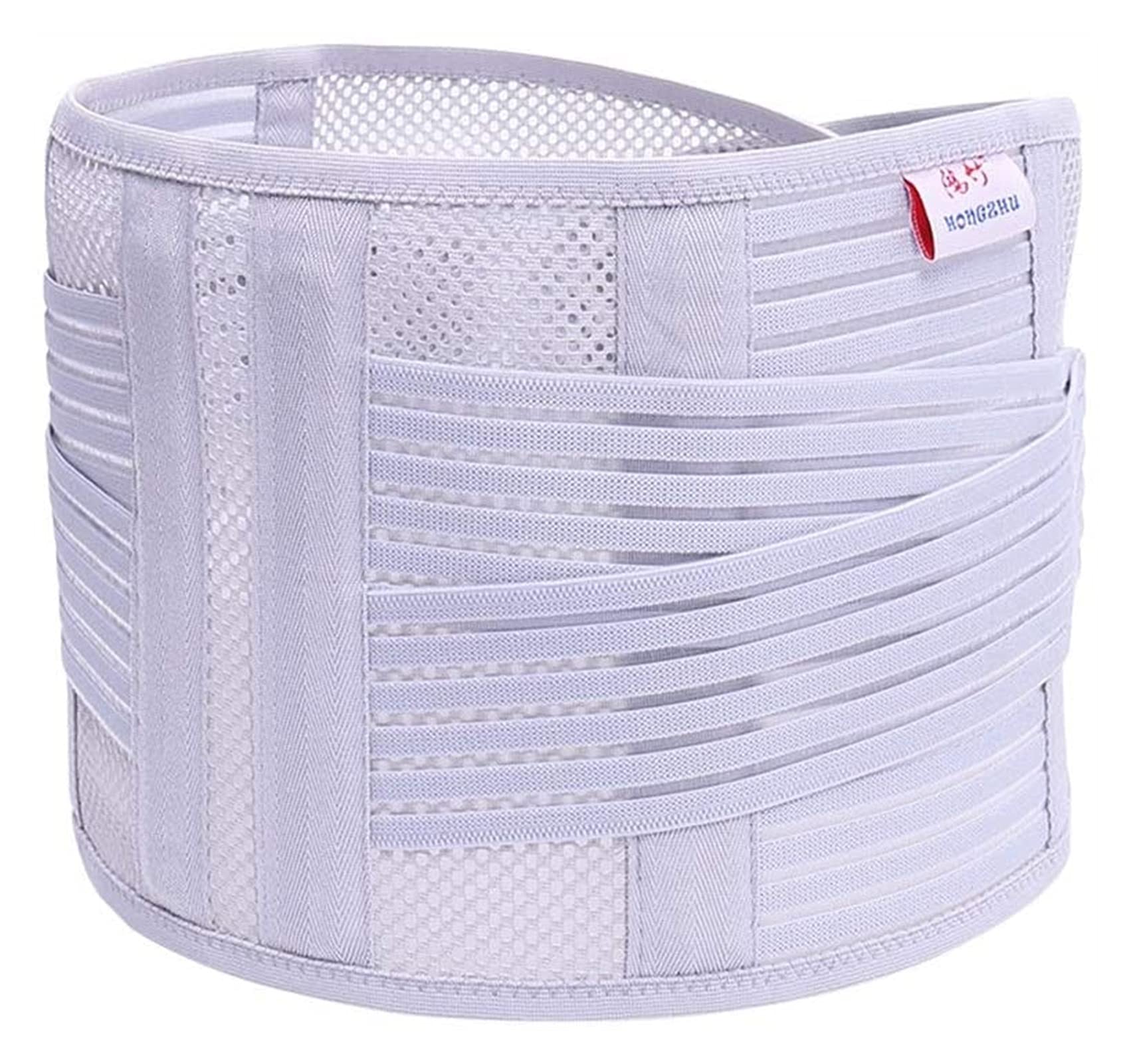 Adjustable Lower Back Brace, Lumbar Support Belt -Ultra Light-Breathable Mesh Panels-Pain Relief and Injury Prevention-Improves Posture-Unisex (Color : Gray, Size : X-Large)