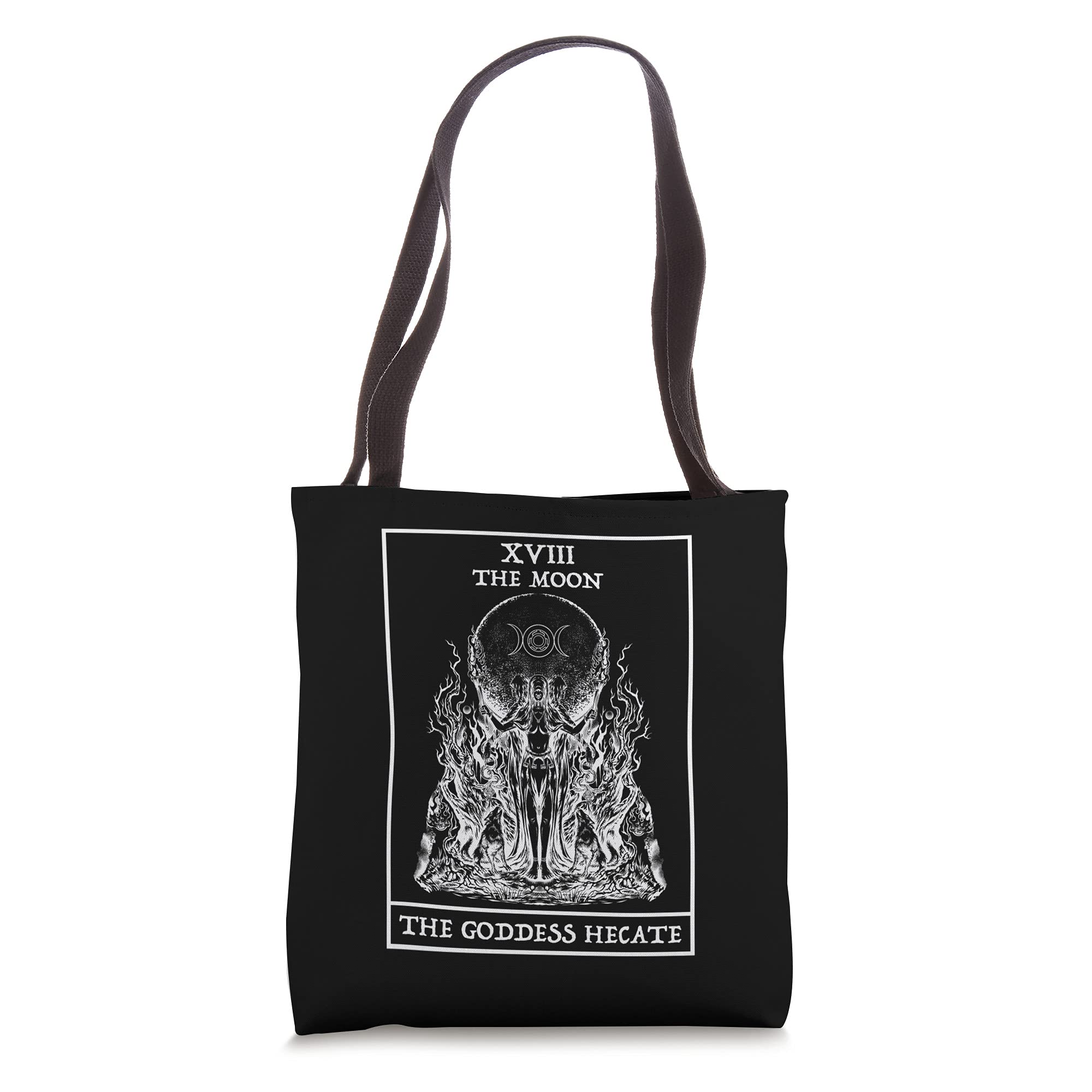 The Goddess Hecate Tarot Card Moon Witch Wiccan Witchy Tote Bag