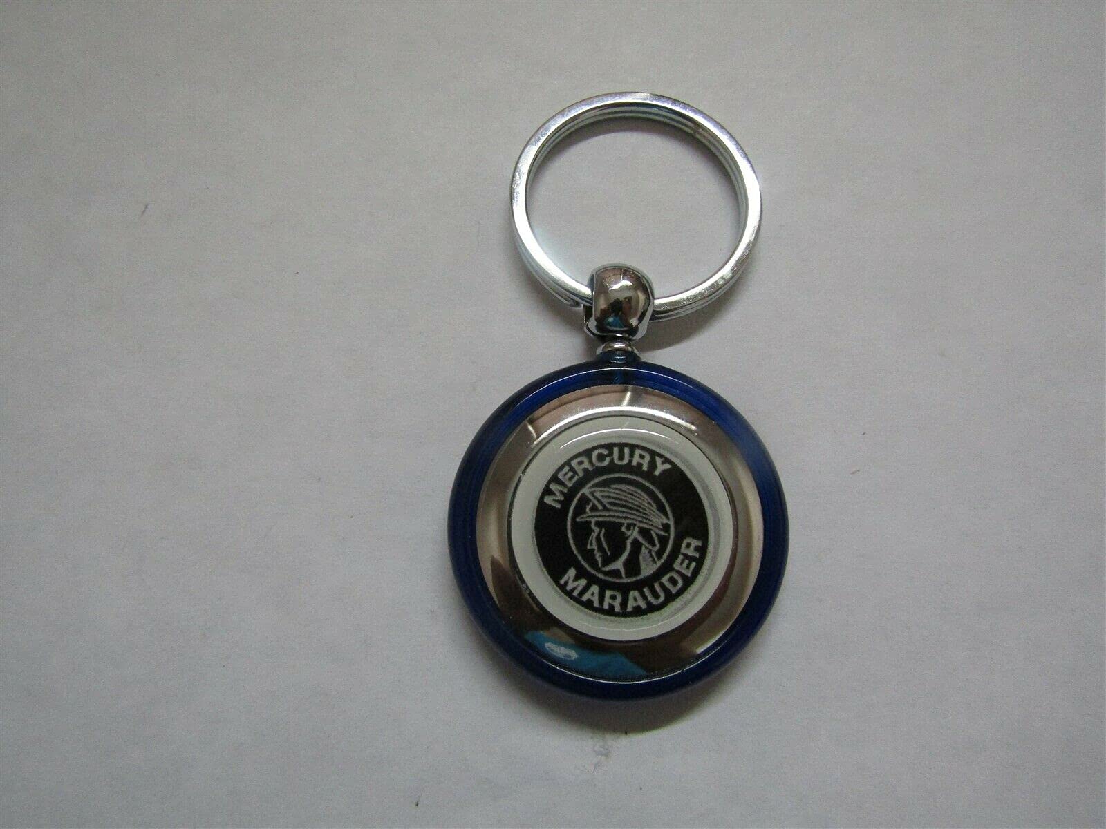 1963 1964 1965 1969 1970 2003 2004 MARAUDER LOGO ROUND PLASTIC KEYCHAIN - BLUE