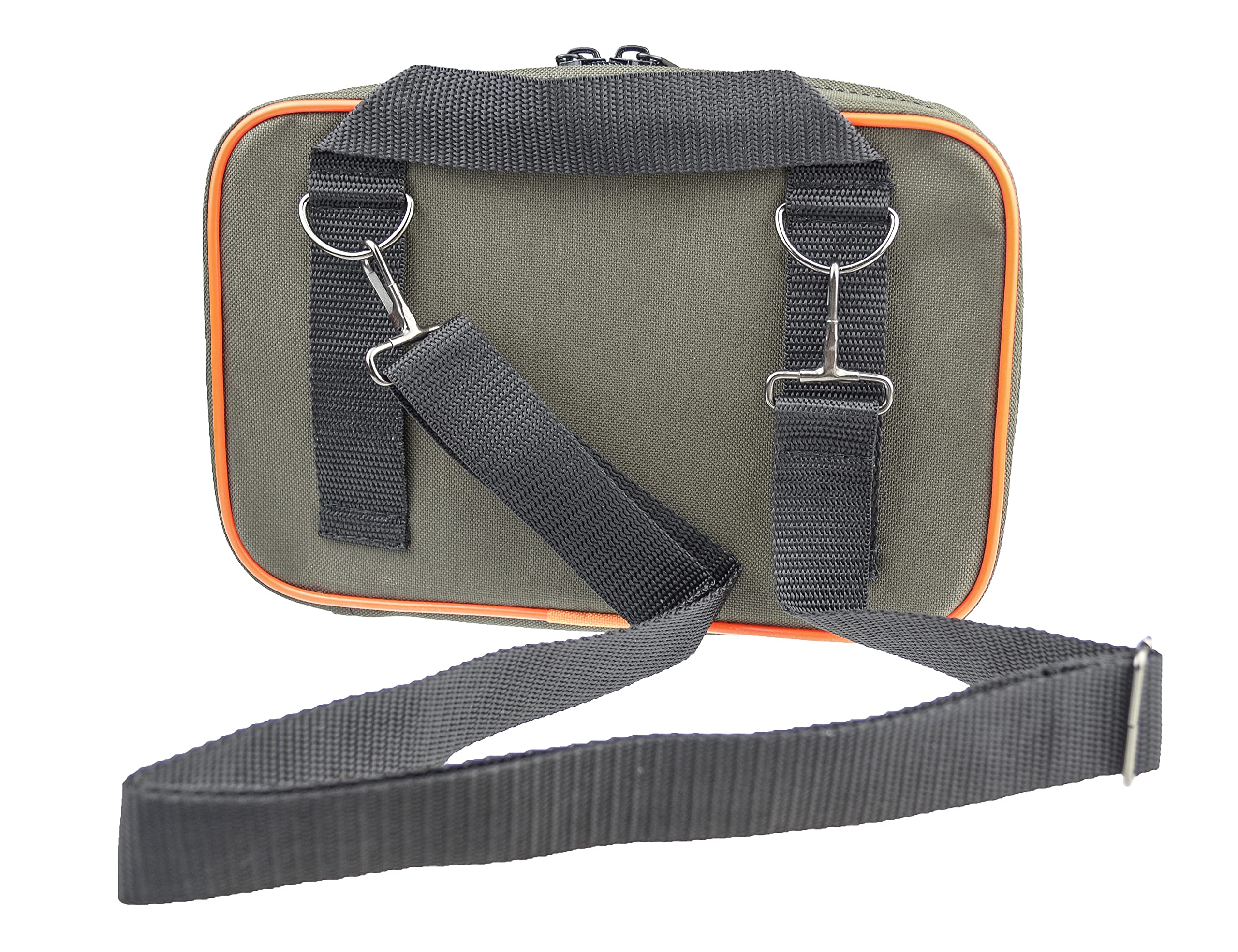 XCH Fishing Tackle Storage and Carrying Pouch (#2), Padded Shoulder Strap, Durable Waterproof Material