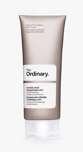 The Ordinary 10% Azelaic Acid Suspension - Antioxidant Cream for Sensitive Skin, Lightweight, 3.4 Fl Oz