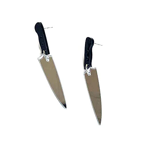 Purple Myrtle Knife Earrings for Women/Adults/Chefs/Bakers.