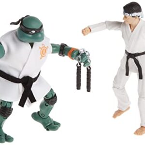 Teenage Mutant Ninja Turtles vs. Cobra Kai Mikey vs. Daniel LaRusso 2 Pack