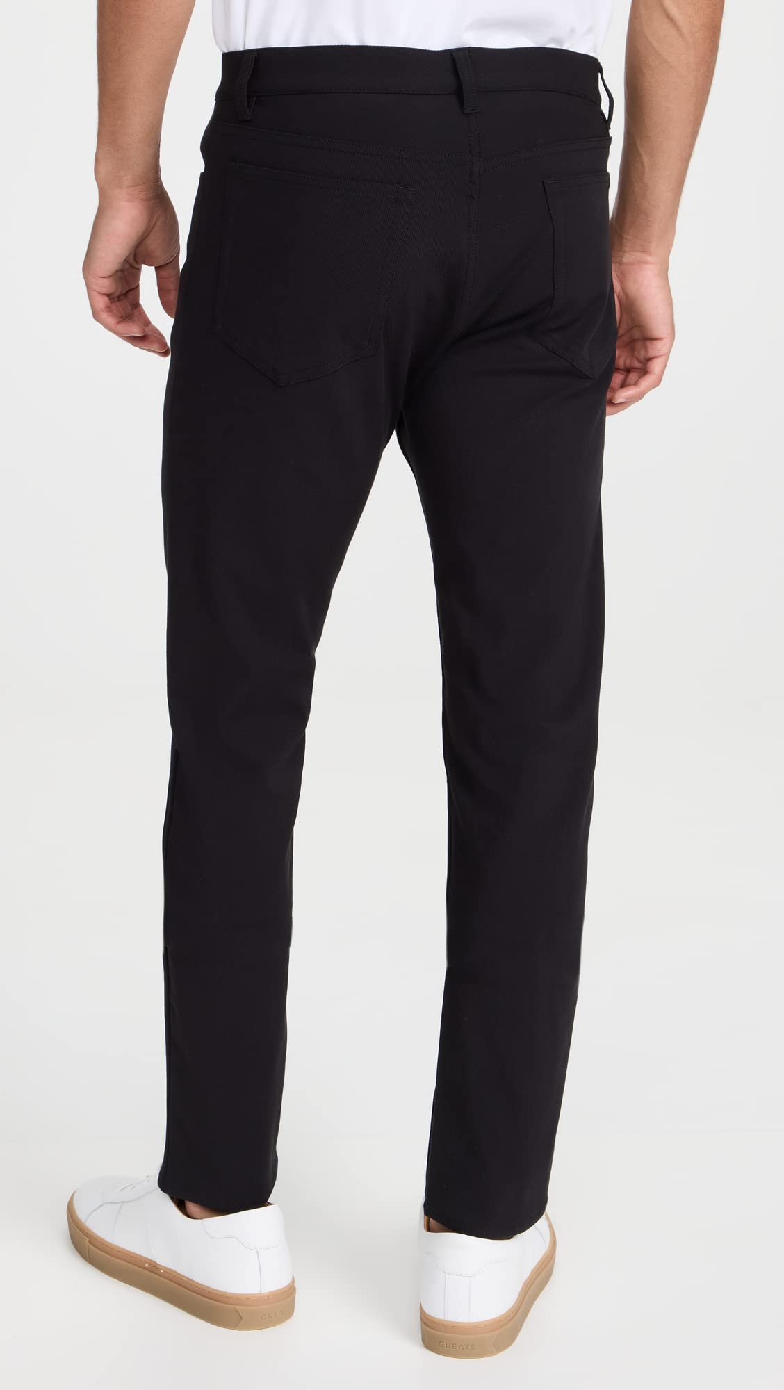 Theory Men's Raffi Neoteric Twill Pants, Black, 33