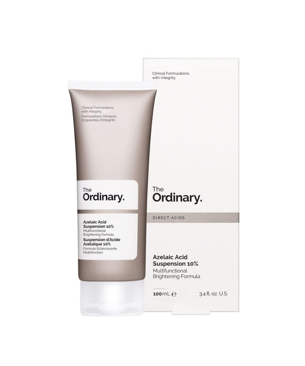 The Ordinary 10% Azelaic Acid Suspension - Antioxidant Cream for Sensitive Skin, Lightweight, 3.4 Fl Oz