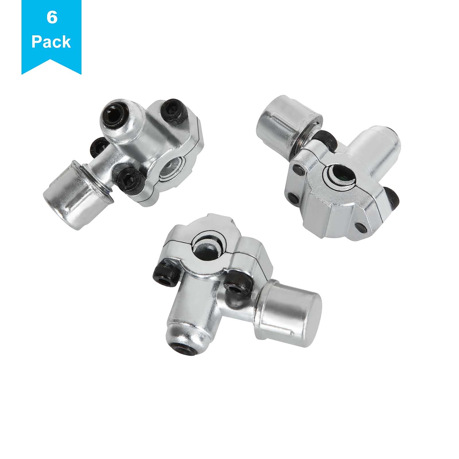 6PCS Bullet Piercing Valve Line Tap Valve Kits Adjustable Valve 1/4 5/16 3/8 Inch Outside Diameter Pipes, Replace for AP4502525, BPV31D, GPV14, GPV31, GPV38, GPV56, MPV31