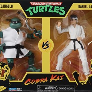 Teenage Mutant Ninja Turtles vs. Cobra Kai Mikey vs. Daniel LaRusso 2 Pack