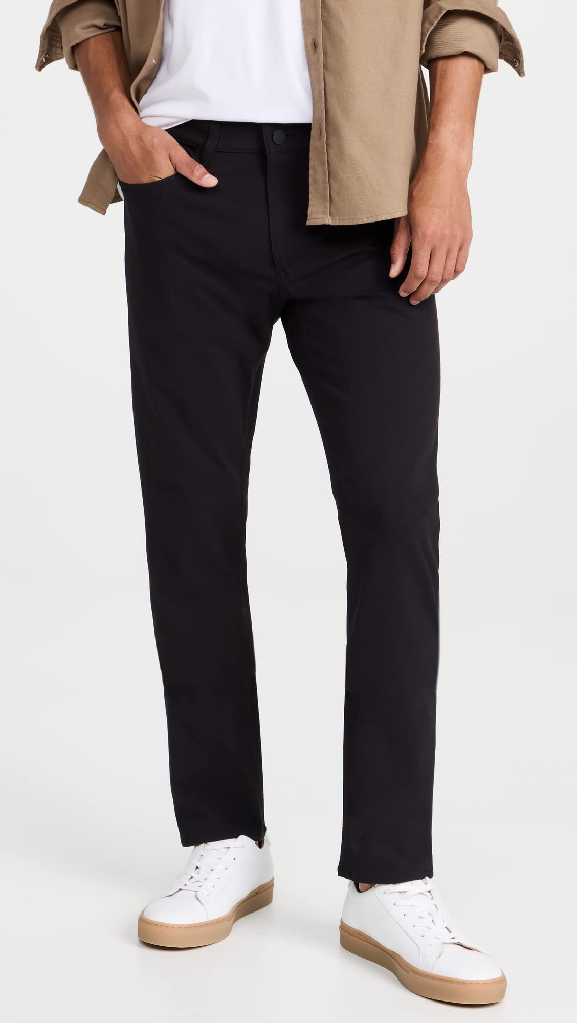 Theory Men's Raffi Neoteric Twill Pants, Black, 33