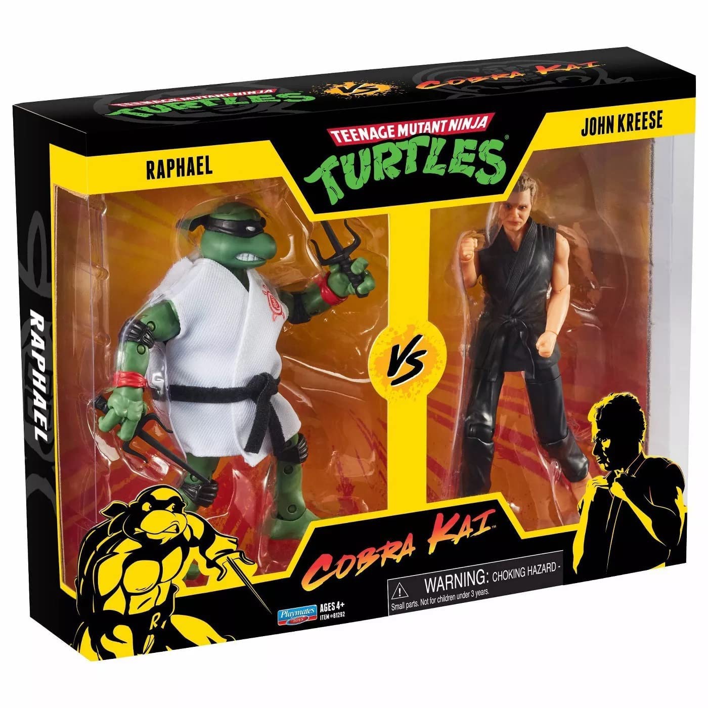 Teenage Mutant Ninja Turtles vs. Cobra Kai Raph vs. John Kreese 2 Pack