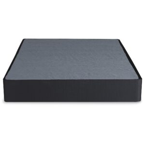 Signature Design by Ashley 10" Mattress Box Spring with Metal Foundation, King, Black