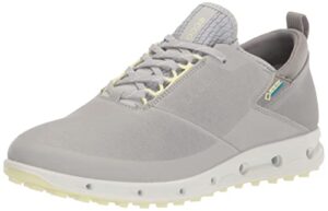 ecco women's cool pro gore-tex waterproof golf shoe, concrete/wild dove, 10-10.5