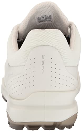 ECCO Men's Biom Hybrid 3 BOA Hydromax Water Resistant Golf Shoe, White, 10-10.5