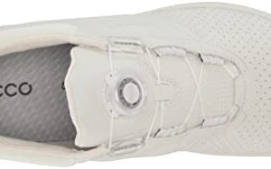 ECCO Men's Biom Hybrid 3 BOA Hydromax Water Resistant Golf Shoe, White, 10-10.5