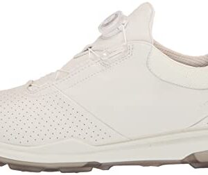 ECCO Men's Biom Hybrid 3 BOA Hydromax Water Resistant Golf Shoe, White, 10-10.5